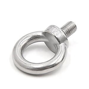 Qtqgoitem M12 Thread Dia 304 Stainless Steel Ring Shape Lifting Eye Bolt Silver Tone (model: c05 bb6 634 6ec bbe)
