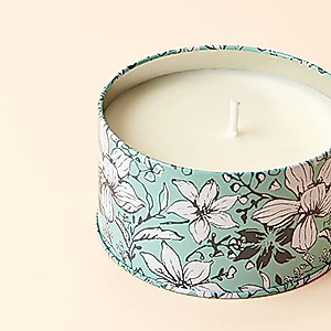 LA JOLIE MUSE Fig & Coconut Candles for Home Scented, Natural Wax Scented Candles for Home Decor and Fragrance, 35 Hours Long Lasting Burning,Tin, 6.5 oz