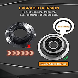 BEAMNOVA Upgraded Replacement Blade for Copper Wire Stripping Machine Powered Cable Stripper Cutters, 15mm ID. x 64mm OD., 0.58in ID. x 2.51in OD.