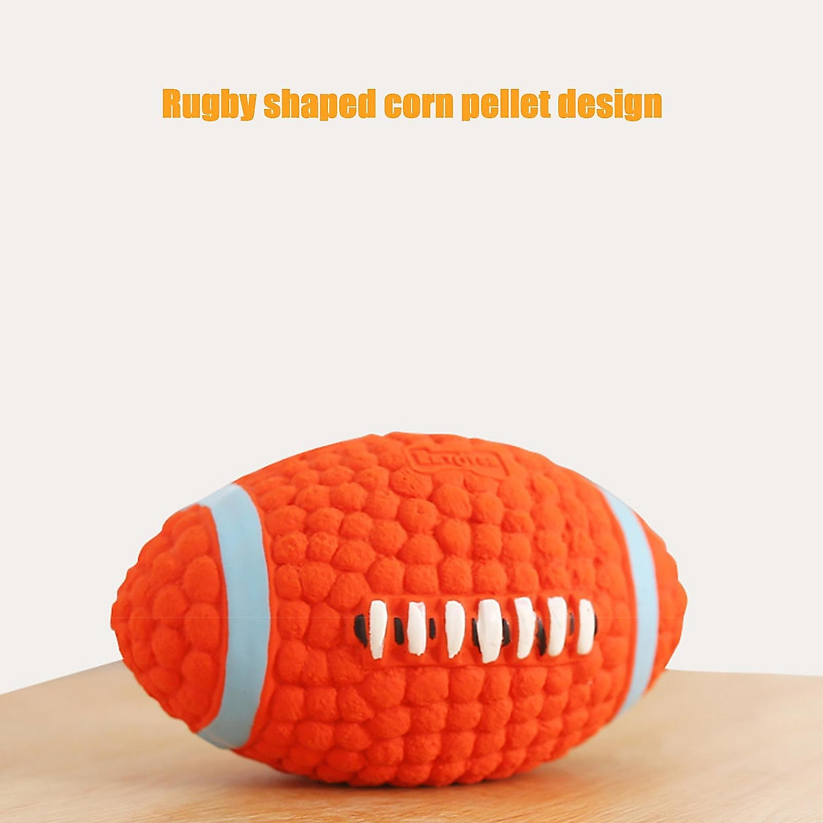 FLYUFO Squeaky Teething Toys, Bite Resistant Squeaky Dog Toy Balls, Tear Resistant Ball Dogs Toys, Durable Squeaker Balls, Puppy Teeth Squeakers for Indoor Large to Medium Breed Dogs and Puppies