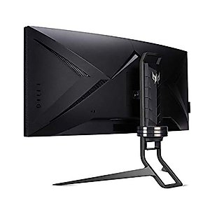 Acer Predator X34 Sbmiiphzx 34" 1900R Curved UWQHD (3440 x 1440) IPS Gaming Monitor | NVIDIA G-SYNC | NVIDIA Reflex Latency | Up to 180Hz | Up to 0.5ms | DCI-P3 98% | 400nit | DP & 2 x HDMI 2.0,Black