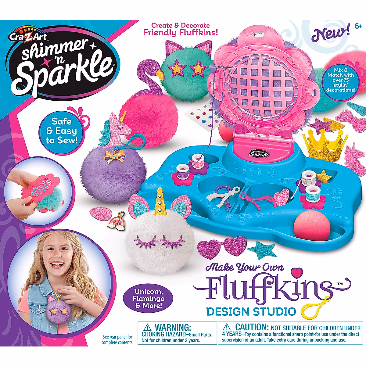 Cra-Z-Art Make Your Own Fluffkins Design Studio
