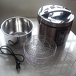 MLGB 6L Black Garlic Fermenter, Kimchi machine,Sweet Rice Wine Maker Full Automatic,Natto Maker,Yogurt Pot, FCC UL Listed