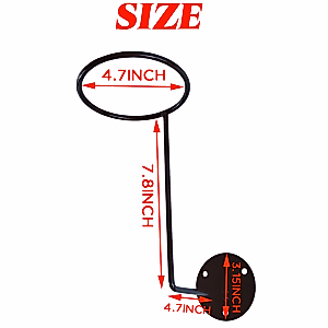 TIHOOD 2PCS Helmet Hanger Helmet Holder Rack Wall Mounted Hook for Coats, Hats, Caps, Motorcycle Accessories
