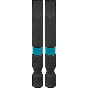 Makita A-96796 Impactx 8 Slotted 2″ Power Bit, 2 Pack