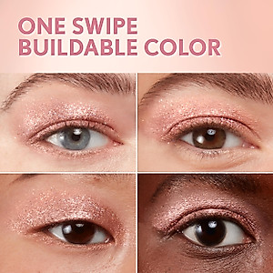 COVERGIRL Exhibitionist by Kelsea Ballerini Liquid Glitter Eyeshadow, Highly Pigmented, Glittery Finish, Long-Wearing, Glitter Up 1, 0.13oz