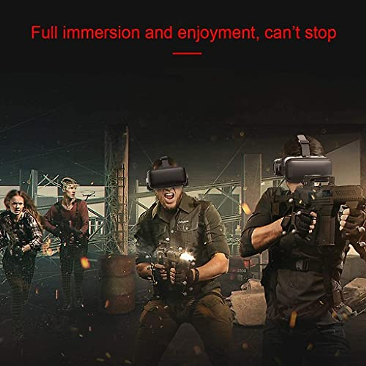 Fyue 3D Virtual Reality VR Headset, VR Glasses for Movies & Video Games IMAX, Universal Virtual Reality Goggles,Compatible for Android iOS iPhone 14 13 12 11 Pro Max Mini Samsung 4.7-6.5" Cellphone