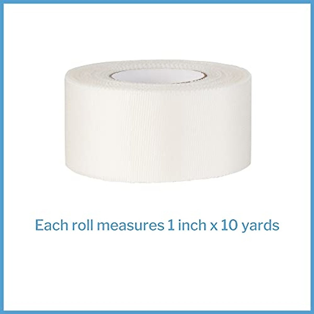McKesson Premium Surgical Tape, Non-Sterile, High Adhesion Silk-Like Cloth, 1 in x 10 yd, 12 Rolls, 1 Pack