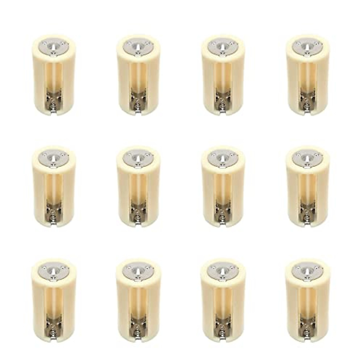 DSLRKIT 3AA(LR6) to D Size Parallel Battery Convertor Adapter Holder (Pack of 12)