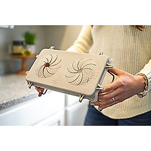 EZ Bottle Dry and Store - Cleaner Safer Counter Free Baby Bottle Drying Rack. No Tools Required Installs in Minutes Without Damaging Cabinets–3 Rack Design–2 Spiral Drying Racks 1 Slotted Drying Rack