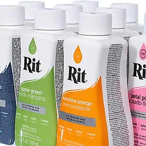 Rit Dye Liquid – Wide Selection of Colors – 8 Oz. (Navy Blue)