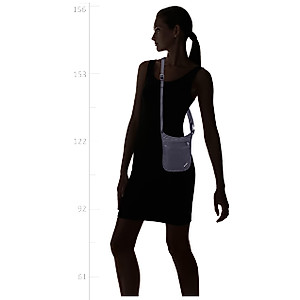 Pacsafe Coversafe V75 Anti-Theft RFID Blocking Passport Holder & Neck Pouch/Wallet - Fits up to Four Passports (or iPhone X) plus Credit Cards, for Women & Men (Black)