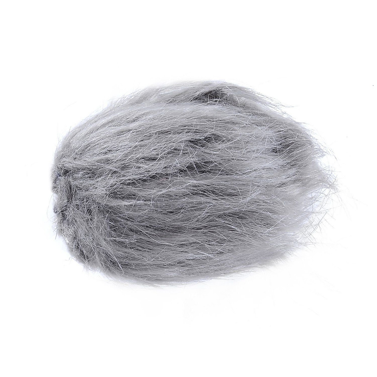 Movo WS1 Furry Microphone Windscreen for Zoom H1n Recorder - Outdoor Microphone Cover for Small Microphones up to 2.5" x 40mm (L x D) (Light Gray)
