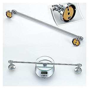 Towel BAR Rack Towel Rack Single Towel Storage Rack Towel Bar Polished Copper Chrome Finish Towel Rod,Wall Mounted Towel Shelf for Bathroom or Kitchen Bathroom Hardware/80Cm (Size : 80Cm)