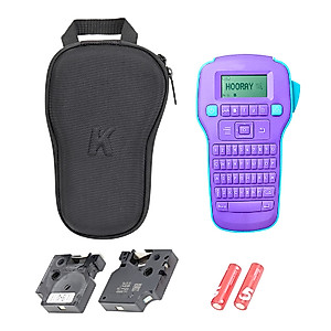 khanka Hard Travel Case Replacement for DYMO COLORPOP Color Label Maker | LabelManager 160 Portable Label Maker (Internal Purple)