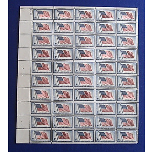 USPS Old Glory Full Sheet of 50 X 4 Cent Stamps Scott 1094