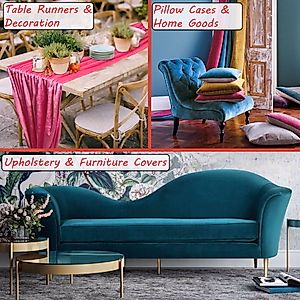 Barcelonetta | Stretch Velvet Fabric | Luxury & Soft | Velvet Fabric | 60" Wide Roll | 10% Spandex | Sewing, Apparel, Upholstery (Olive, 1 Yard)