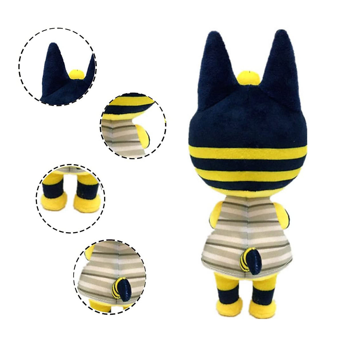 Lxagzy Ankha Plush 8 Inches Ankha Stuffed Animal Toys Doll Gifts for Children and Collection