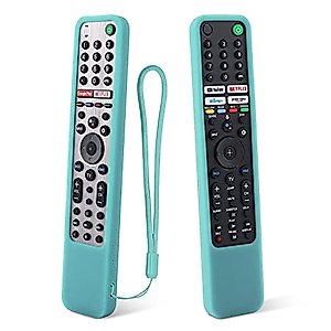 Cover for Sony Bravia TV Remote Cover, Protective Remote Case for RMF-TX600U RMF-TX520U Remote, for Sony samrt tv Remote RMF-TX600U RMF-TX500U RMF-TX500E RMF-TX621U (Glow in Dark Blue)