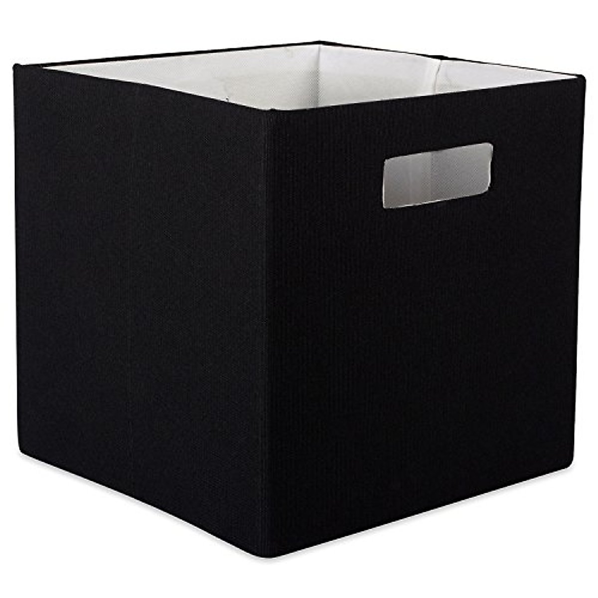 DII Poly-Cube Storage Collection Hard Sided, Collapsible Solid, Large, Black
