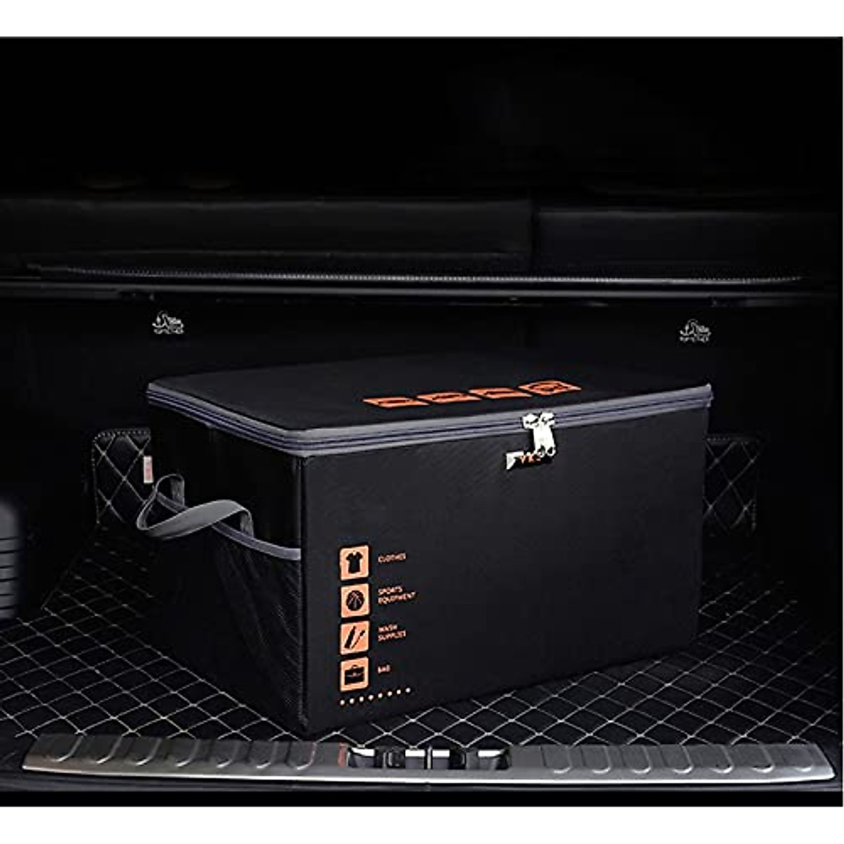 Car Trunk Storage Box Car Storage Box Trunk Storage Box Artifact Car Decoration Supplies (65CM)