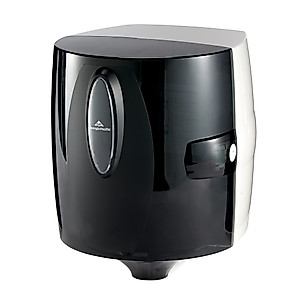 Universal Centerpull Paper Towel and Wiper Dispenser by GP PRO (Georgia-Pacific), Translucent Smoke, 54050, 10.250" W x 10.750" D x 12.625" H