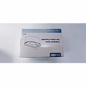 SOOFPET Cat Water Fountain Stainless Steel, 3,2L/108oz Pet Water Fountain, Automatic Cat Fountain with Quiet Pump, Dishwasher Safe Design, Suitable for Multiple Pets