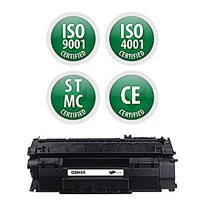 Premium Ink&Toner | Re-Manufactured Toner Cartridge Replacement for Q5949A(Universal with Q7553A) – Standard Yield Laser Printer Cartridge Compatible with Canon, HP