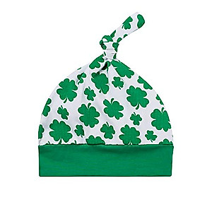 PROMOTED TO BIG SISTER Baby Boys Outfit Set First St Patrick's Day Lucky Clover Long Sleeve Bodysuit (White-Green, 3-6 Months)