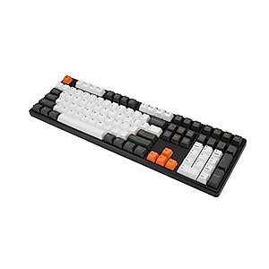 Mistel Doubleshot PBT Keycaps for Mechanical Keyboard with Cherry MX Switches and Clones, 108 Keys Plus Extra 11 Keys Set, PBT Keycaps with 6.25U Space Bar for PC Gaming Keyboard, Gloaming Color