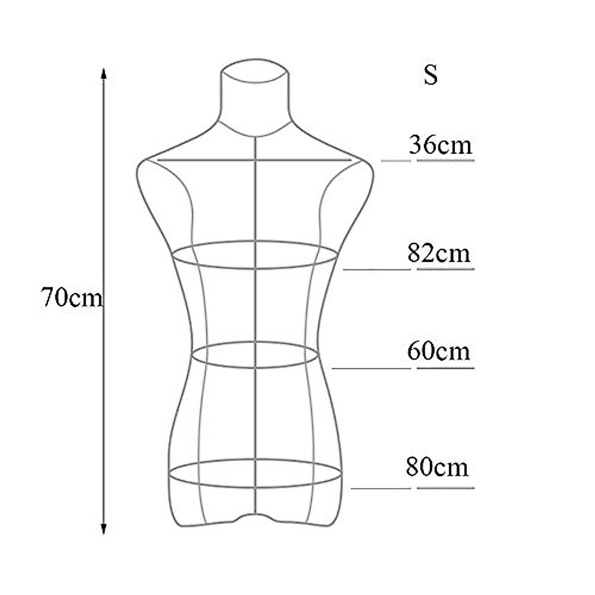 Mannequin Tailors Dummy Dressform Tailors Dummy Clothing Store Mannequins Dummy Model Students Mannequin (Beige a)