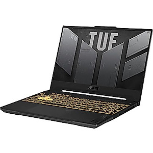 ASUS TUF Dash Gaming Laptop, 15.6" FHD 144Hz Display, Intel Core i7-12700H, NVIDIA GeForce RTX 4070 GPU, 16GB DDR4 RAM, 1TB NVMe SSD, Wi-Fi 6, Mecha Grey, Windows 11 Home