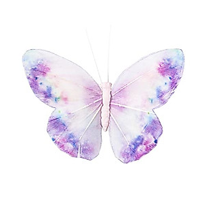 'Wonderland Series' Spring Fairy Tale Butterfly ; Home and Garden Decoration;12pieces with Clips