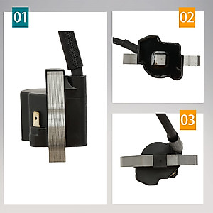 Ignition Coil Pack 2pcs Compatible With Kawasaki FH601V FH641V FH661V FH680V FH721V Replaces# 21171-0745, 21171-0742