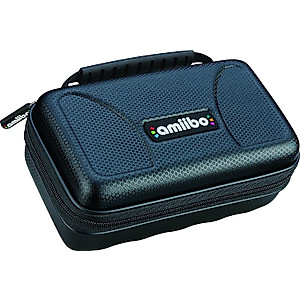 Officially Licensed Nintendo 3DS Amiibo Case – Protective Deluxe Traveler for Storage, Display or Carrying Case/Box – Black