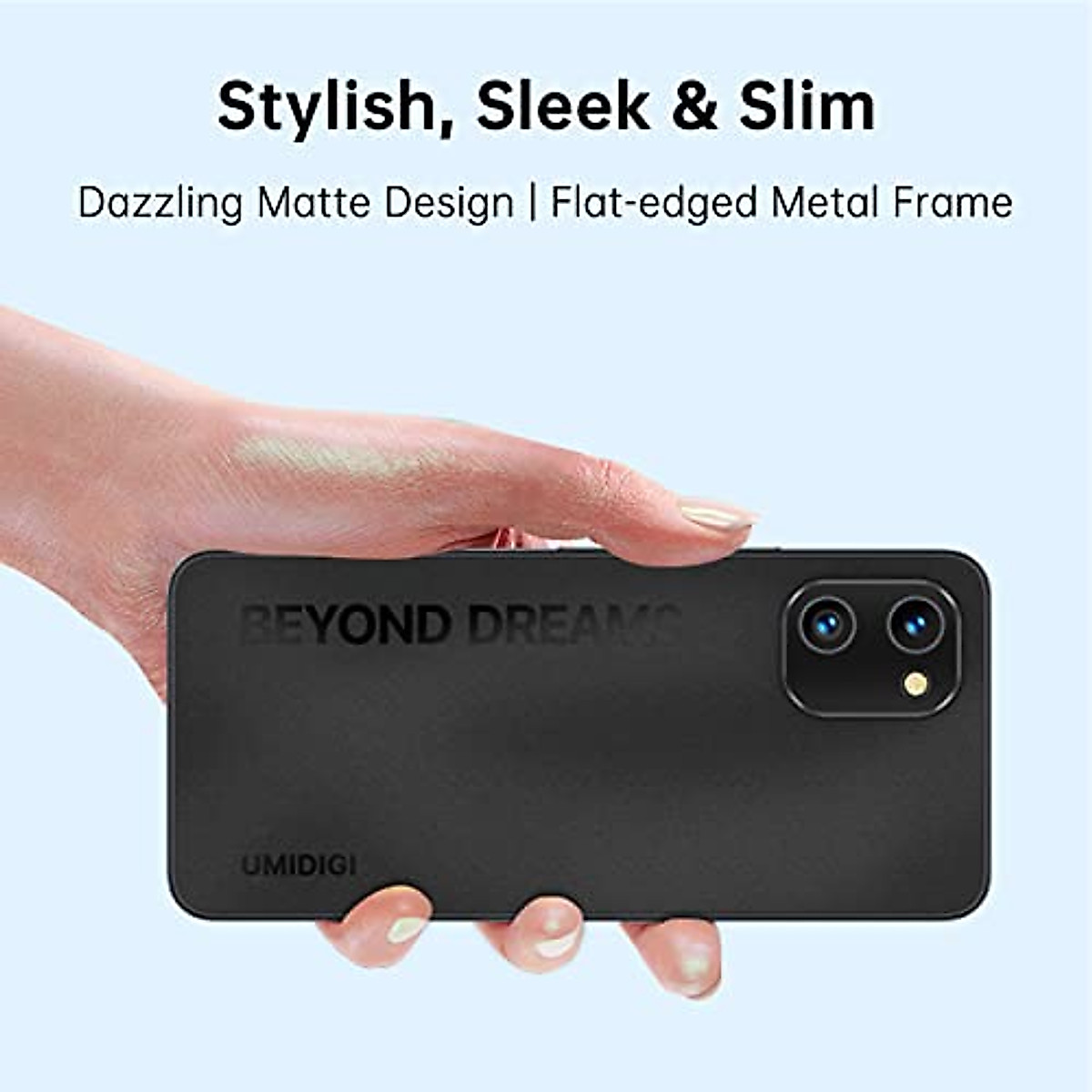 UMIDIGI A13S (4GB+64GB) Unlocked Cell Phone, 6.7" Ultra-Large Full Screen Smartphone with 5150mAh Battery + 16MP AI Dual Camera, Unlocked Android 11 Phone with Dual SIM (Global 4G LTE)