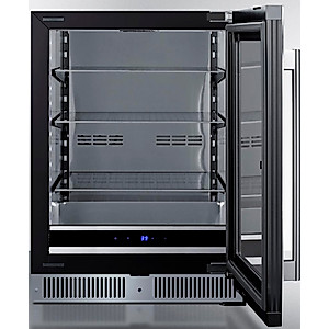Summit 24” Built-In Beverage Center, Shallow 18” Depth, Stainless Steel - SDHG2443
