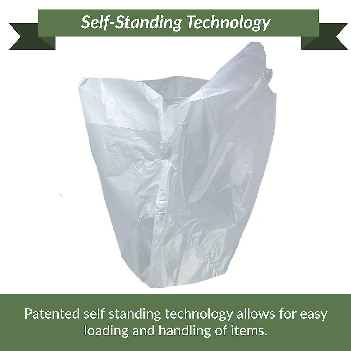 Reli. To Go/Take Out Bags (250 Count Bulk)(Large 23"L x 12" W x 12.5"H) Reusable Plastic Bags with Handles | Die Cut Handle - Plastic | Use for Shopping, Business, Carry Out, Restaurant