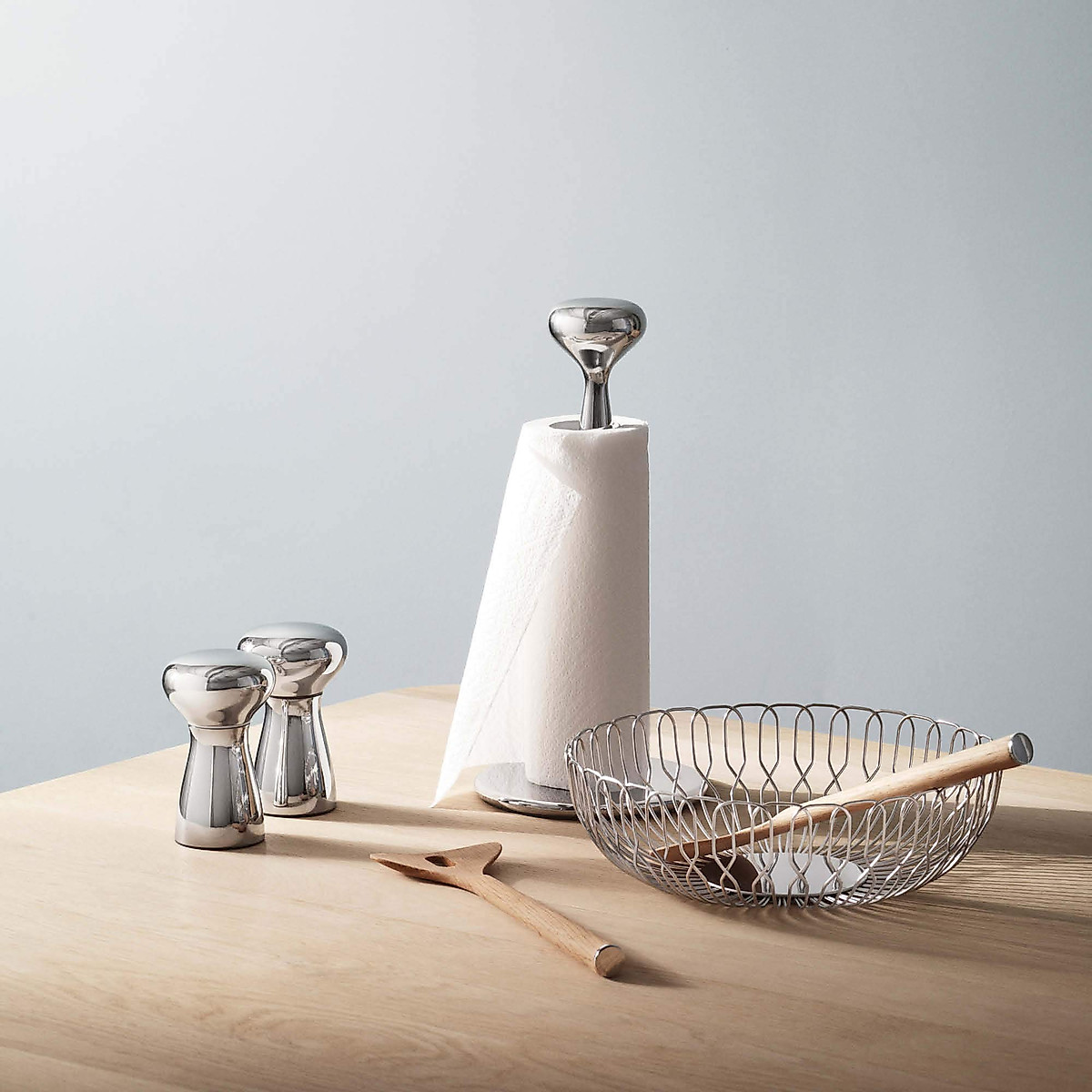 Georg Jensen Alfredo Stainless Steel Magnetic Paper Towel Holder, 12.6"