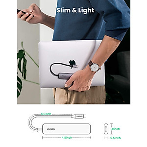 UGREEN USB C Hub HDMI 4K with 4 Ports USB 3.0 5Gbps 5 in 1 USB C to HDMI Adapter Multiport USB Compatible with iPhone 16 Plus Pro Max 15 MacBook iPad Pro Air 2024 Surface Pro Galaxy S24 Tab S9