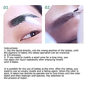 Scar Repair Serum, Eyebrow Lip Microblading Color Corrections Serum Tattoo Removal Remover Pigment Fading Serum 10ml