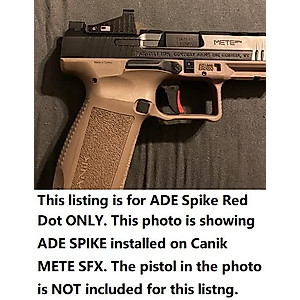 Ade Advanced Optics Spike (RD3-018) Red Dot Sight for Canik TP9 Elite SC, Canik Mete SFT, Sig Sauer 365XL, Ruger Max9 and Springfield Hellcat OSP/PRO