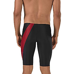 Speedo Men's Swimsuit Jammer PowerFlex Eco Revolve Splice Team Colors