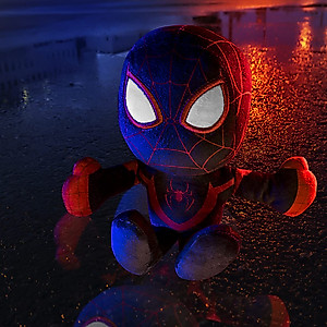 Bleacher Creatures Marvel Miles Morales Ultimate Spider-Man 8" Kuricha Sitting Plush - Soft Chibi Inspired Toy