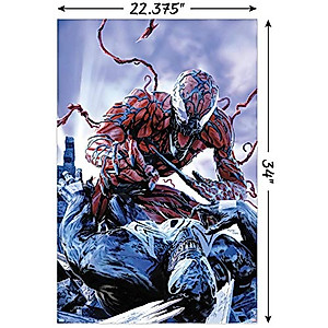 Trends International Marvel Comics - Carnage - Battle with Venom Wall Poster, 22.375" x 34", Unframed Version