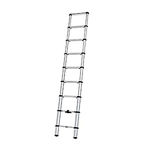 Thule Van Ladder - 9 Steps - 8.5Ft Extension - Telescoping Van Ladder - Easy Close System - EN:131 Compliant