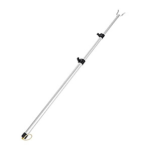 SHOWERORO 1pc Closet Clothes Rail Heavy Duty Shelves Pant Hooks for Closet Adjustable Hitch Metal Clothesline Pole Clothesline Poles for outside Clothesline Poles Outdoor Cloth Hanger Pole
