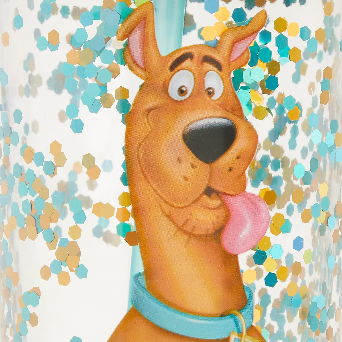 Spoontiques Scooby Doo Glitter Cup w/Straw