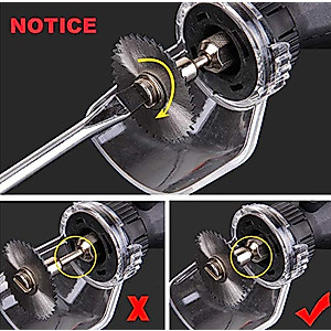 Cutting Wheels for Rotary Tool, Diamond Metal Wood Cutting Wheels and Drill Cutting Disc with 1/8" Shank and Resin Cutting Off Wheels with Mandrels for Wood Metal DIY Craft