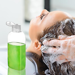 Kitchen GIMS Travel Size Containers Plastic Travel Bottles Leak Proof Squeeze Bottles with Flip Cap TSA Approved 3.4oz/100ml Travel Bottles for Toiletries, Shampoo, Conditioner & Lotion (5 Pack)